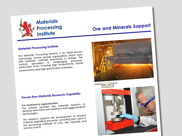 Downloads - Brochures - Materials Processing Institute