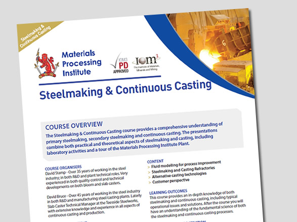 Steelmaking & Continuous Casting Course - Training - Materials ...